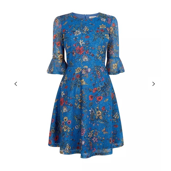 ASOS | Dresses | Oasis Azelia Printed Lace Dress | Poshmark